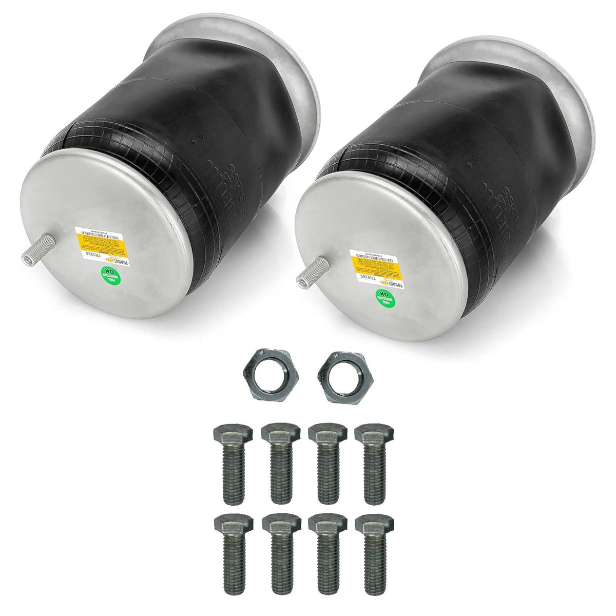 Trailer Air Spring Bag w/ Hardware Kit - Replaces Firestone 9265, Hend ...
