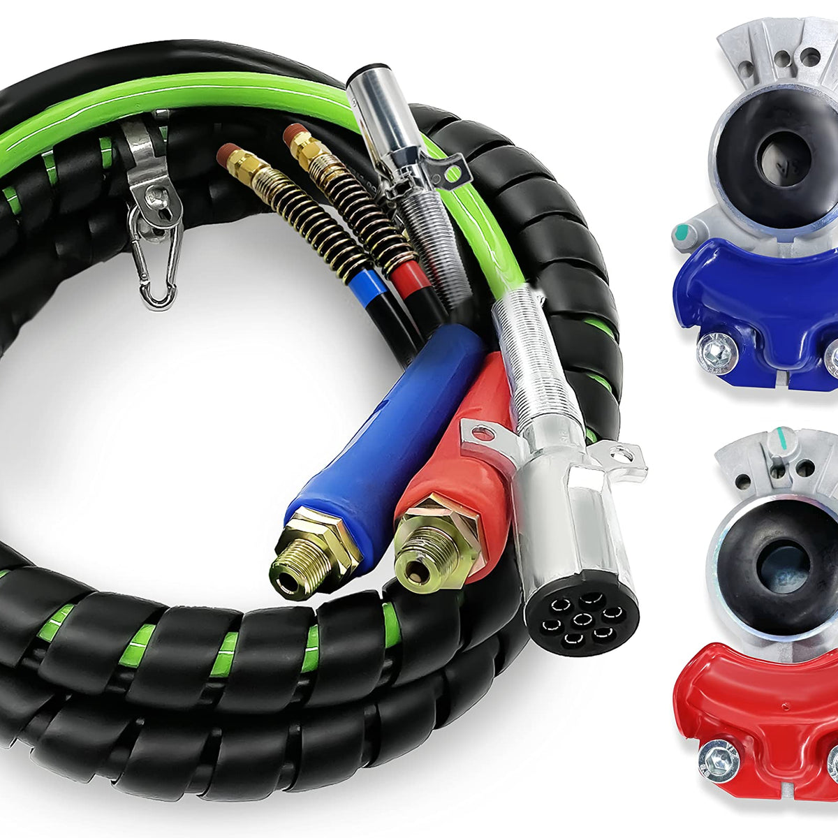 12ft 3-in-1 Tractor Trailer Air & ABS Line Kit | Replacement Philips 3 ...