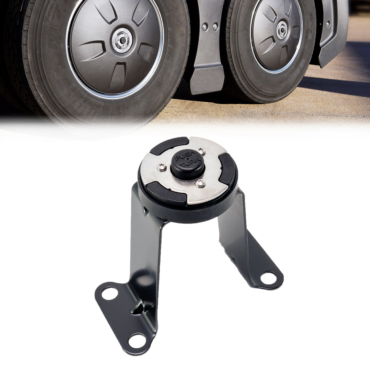 22.5" Aerodynamic Aero Wheel Cover Latch & Bracket Kit – Aftermarketus