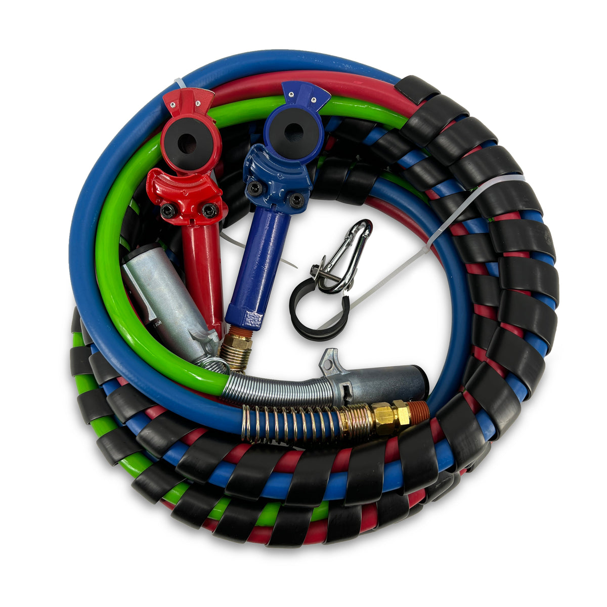 15ft 3 in 1 ABS & Air Power Line Hose Wrap 7 Way with Handle | Replace ...