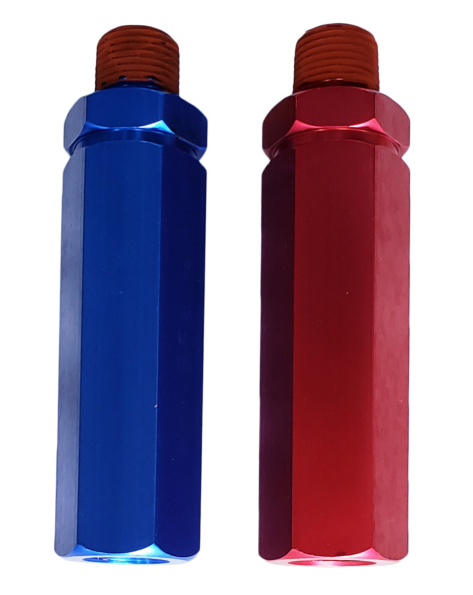 Aluminum Glad Hand Handles Grip 1 Blue & 1 Red Set | 12600 Gladhand Ha ...